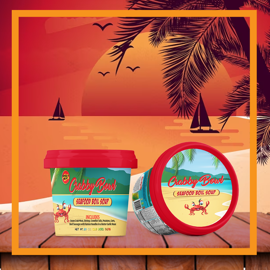 Original Flavor Seafood Boil Soup by Crabby Bags - Rich Flavour